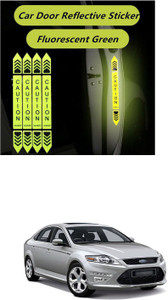 PECUNIA Car Door Open Caution Sticker Reflective Tape Safety Warning ...