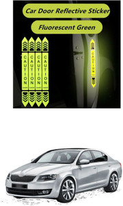 PECUNIA Car Door Open Caution Sticker Reflective Tape Safety Warning ...