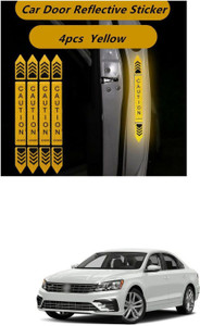 PECUNIA Car Door Reflective Tape Stickers Safety Warning Sign Caution ...