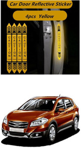 PECUNIA Car Door Reflective Tape Stickers Safety Warning Sign Caution ...