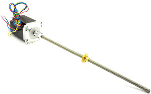 INVENTO 1pcs Nema 23 25 Kg-cm Stepper Motor+Flexible coupling+1mtr10mm ...