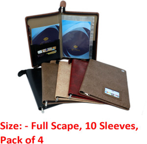 Flipkart.com | SAGA Leather Full Scape 10 Leaf's Executive Organizer ...