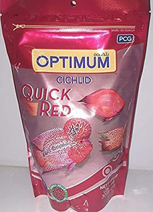 Aadvika international Optimum Cichlid Quick Small Pellet Fish Food, Red ...