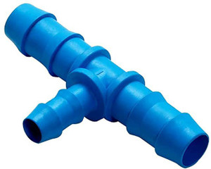 Jain Irrigation Systems RTO1612 Poly Barbed Reducing Tee (Pack of 200 ...