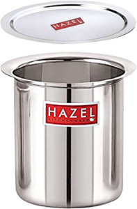 HAZEL Steel Milk Pot with Lid Stainless Steel Milk Boiler Container ...