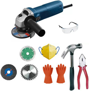 My Factor Angle Grinder Machine with Blade,Hammer,Plier,Safety Goggles ...