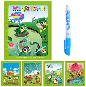 Kids Reusable Water Color Book With Pen (1 Book & 1 Pen), Best Birthday ...
