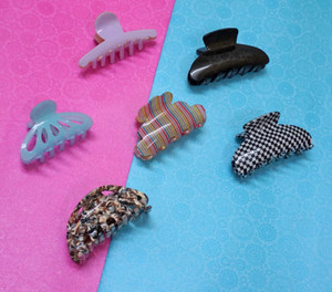 UNBREAKABLE BIG HAIR CLUTURE RANDOM COLOURS AND DESIGNS SET OF 3 ...