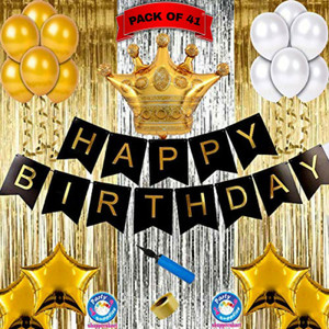 LOONS PEDDLER Happy Birthday Balloons for Decorations Kit Price in ...