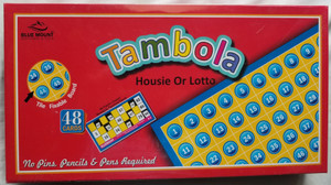 Geethas Collections Tambola Housie Board Game with 48 Plastic Coated ...