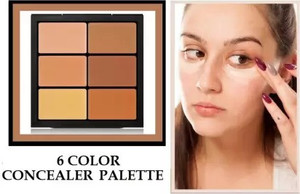 AGLEY 6 multi Color smooth Creamy water proof Concealer Palette ...