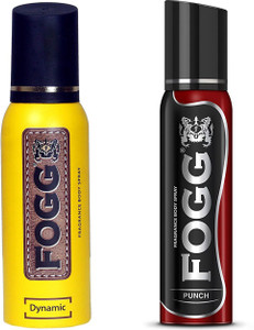 FOGG DYNAMIC & PUNCH Fragrance Body Spray COMBO (2X150ml) Body Spray ...