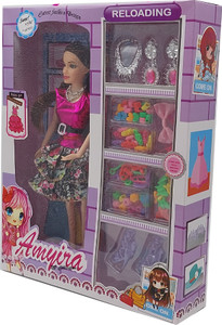 NV COLLECTION Cool Accessories Fashion Doll Set with Foldable Hands ...