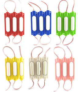 SAMAES 18 Pics 12 Volt DC Capsule LED Red Blue Green Yellow White Pink ...