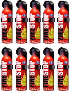 SAFEVERSE Non-Leakable Firestop 500 ml pack-10 Fire Extinguisher Mount ...