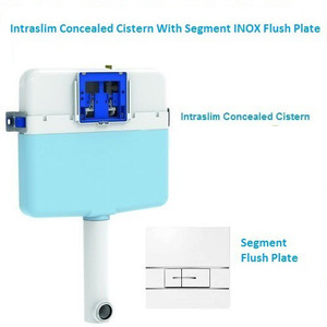 SIAMP Intraslim Concealed Cistern With PC Segment INOX Insert Brilliant ...