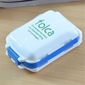 ONGATE 1PC Folca Medicine Box Mini Vitamin Pill Tablet Case Organizer ...
