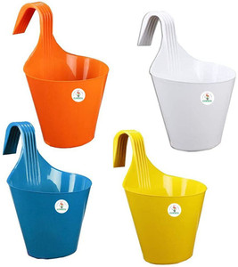 Gate Garden Plastic Single Hook Hanging Pot Planter Flower Pots Plant ...