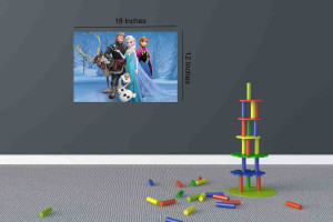 Kids Cartoon Wall Poster|"Frozen" Cartoon Poster For Hostels, Kids Room ...