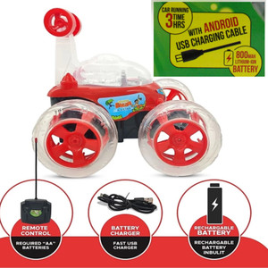 TONDAK Ben 10 Rechargeable Stunt Car Big Size 360 Degree Rotating ...