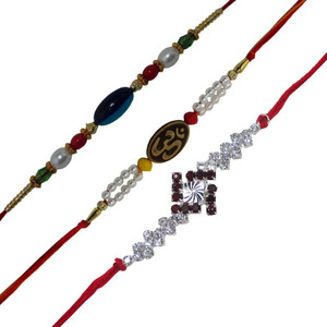 A R Religious CMB30 Silver Rakhi Set Price in India - Buy A R Religious ...