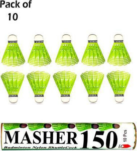 D FIT 'Badminton Shuttlecock Pack of 10 Nylon Shuttle Cock Nylon ...