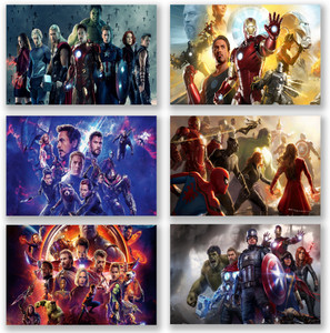 DK RAM 30.48 cm Superhero Marvel Avengers Poster For Room Home Wall ...