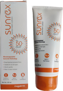 SUNREX Microencapsulated sunscreen lotion (pack of 1 ) - SPF 50 PA+ ...