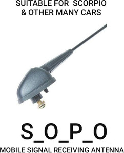 ONCAR MOBILE SIGNAL RECEIVING & RADIO ANTENNA SCORPIO & MANY CARS Whip ...