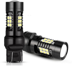 Automaze 21-SMD T20 White LED Bulbs For Turn Signal, Tail/Brake Light ...