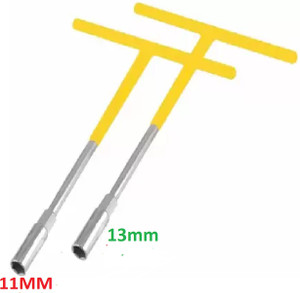 Airfit T SPANNER (Combo) 10 MM,13MM Socket Set (Pack of 2) Single Sided ...