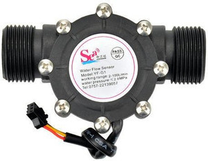 SunRobotics Water Flow Sensor DN25 1 inch flow range 2-100L/Min ...