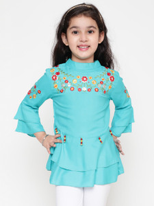 Niya Girls Casual Rayon Layered Top Price in India - Buy Niya Girls ...