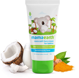 Mamaearth Coco Soft Face Cream With Coconut Milk & Turmeric For Babies ...