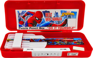 Flipkart.com | dishvy spiderman cartoon theme pencil box for boys ...