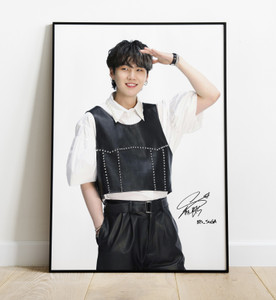 BTS SUGA AUTOGRAPH POSTER FOR BTS BANGTAN BOYS FANS Paper Print - Music ...