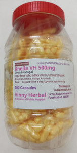 Vinny Herbal Khella VH 500mg Capsules Price in India - Buy Vinny Herbal ...