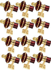 Shining Maroon Curtain Hooks, Curtain Knobs, Curtain Rods, Rod Rail ...