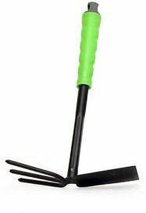 kirfiz 2 in 1 Gardening Tool Double Hoe with Plastic Hand Garden ...