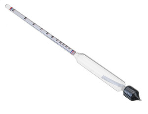 BOMBEY SCIENTIFIC Wine Spirits Alcohol Hydrometer (0-100) Alcoholmeter ...