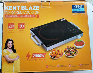 KENT by Kent Infrared Cooktop 2000 W Induction Cooktop Jog Dial, Touch ...