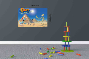 "Oggy And The Cockroaches" Cartoon Wall Poster|Kids Cartoon Decorative ...