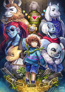 Undertale Matte Finish Poster Paper Print - Animation & Cartoons ...