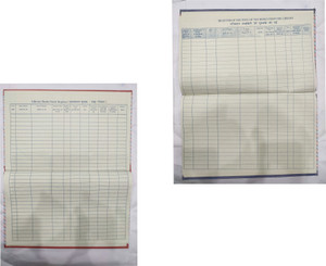 R K SALES Library Issue Register + Library Stock Register Combo, 100 ...