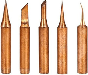 Buyyart New 5 Pcs Steel Head Electric Tip Set For 936, 939 Soldering ...