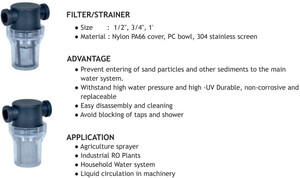 skyepic enterprise Clear Inline Filter Applicable for Water Tank, RO ...