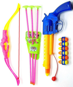 Dynamic Retail Global Gun Toys for Boys With Bullets, Archery Bow ...