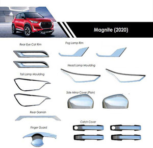 AUTO'SJET Car Chrome Accessories Combo Kit Car Garnish MAGNITE (PLAIN ...