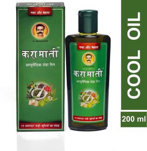 KARAMATI AYURVEDIC THANDA TEL Hair Oil - Price in India, Buy KARAMATI ...