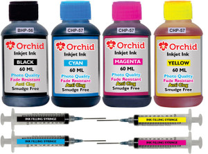 Orchid ink refill for HP 682 black & color cartridge with tools ...